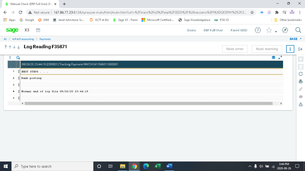 Applying Payments to Supplier BP Invoices - Panni Management